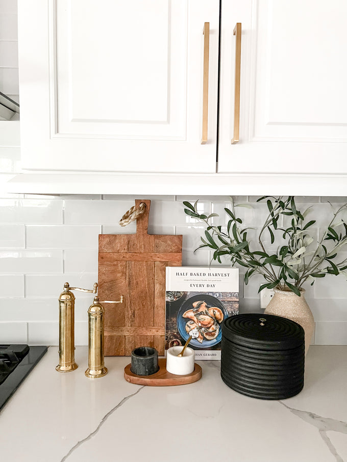 Brass Salt and Pepper Mills | Pepper + Vetiver